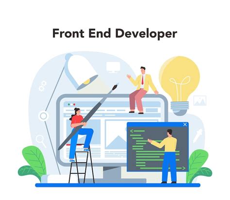 Premium Vector Frontend Development Concept Website Interface Design