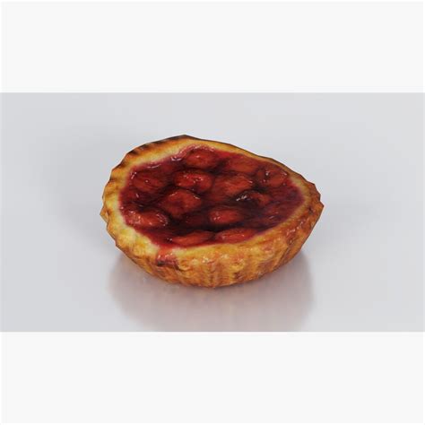 Cherry Cake 3d 모델 다운로드 제과 On