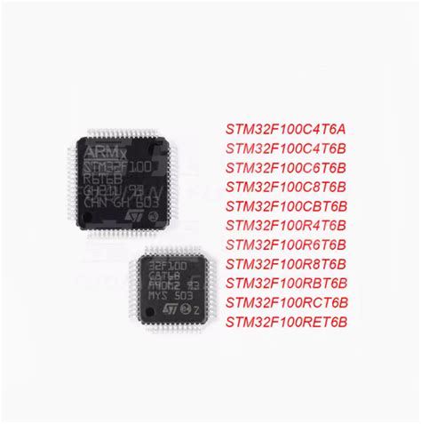 10pcs Stm32f100c4t6a C4t6b C6 C8 Cb R4 R6 R8 Rc Ret6b T6b Ebay