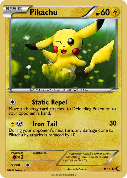 Pikachu Card By Metoro On Deviantart