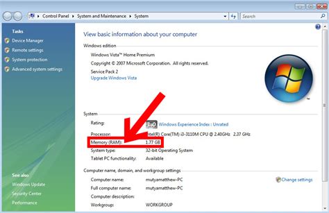How To Tell How Much RAM You Have In Windows Vista Steps
