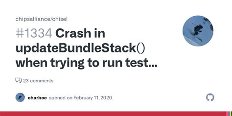 Crash In Updatebundlestack When Trying To Run Tests In Parallel · Issue 1334 · Chipsalliance