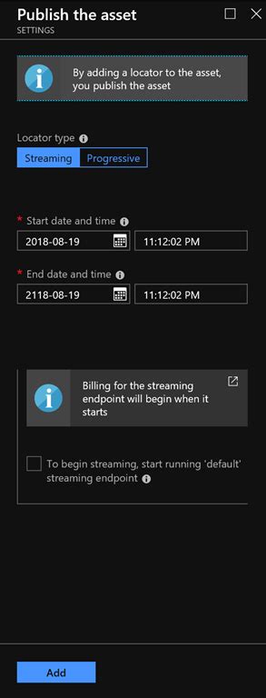Uploading Encoding And Sharing A Video With Azure Media Services