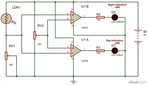Lm358 Comparator Circuit Diagram Lm358 Comparator