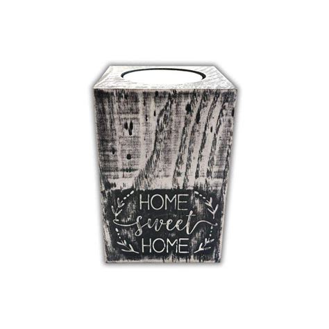 Деревяний підсвічник Home Sweet Home листок збоку хрп0006сва 1006751 — купить на Eva Ua