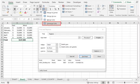 4 Ways To Unmerge Cells In Microsoft Excel