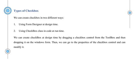 CheckBox In C Pptx Programming Languages Computing