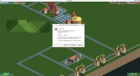 Assertion Failed Problems Bugs And Feedback Openrct2