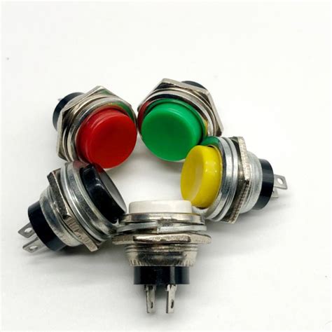 สวิตช์ปุ่มกดโลหะแบบกด Pbs 212 16mm สวิตช์ปุ่มกด แบบกดติดปล่อยดับ Shopee Thailand