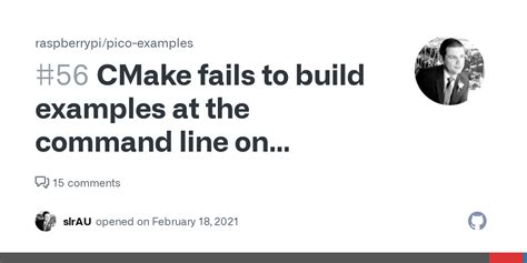 Cmake Fails To Build Examples At The Command Line On Windows · Issue