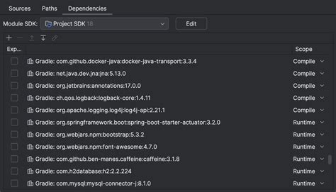 Module Dependencies Intellij Idea Documentation