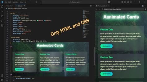 Design Gorgeous Animated Cards In 10 Minutes 🌈 Html And Css Beginner Tutorial Youtube