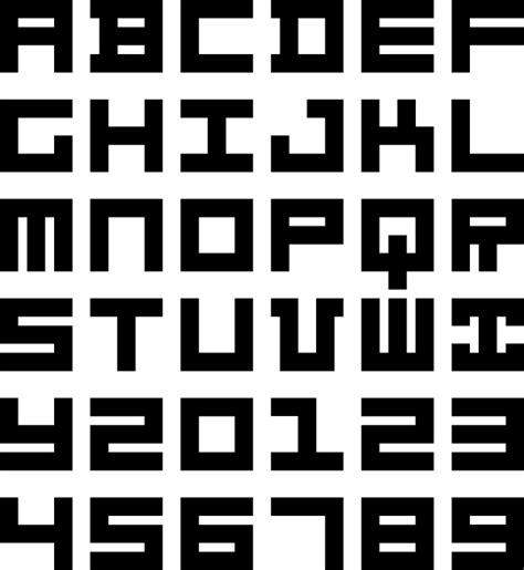 Square Font Behance