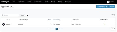 Configure Sso With Onelogin Baserow