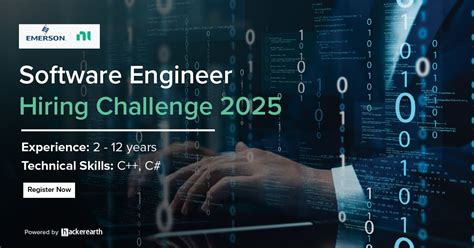 Hiring Softwareengineering Careergrowth Codingchallenge Emerson Hackerearth