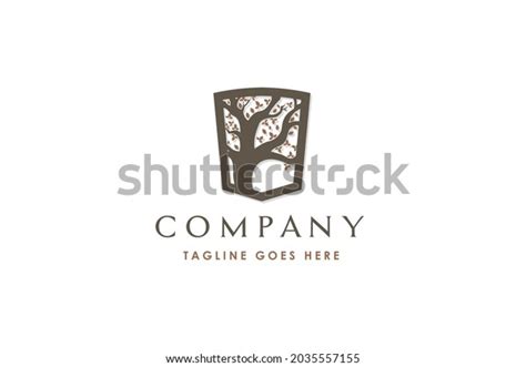 Tree Life Leaf Seal Logo Design Stock Vector Royalty Free 2035557155 Shutterstock