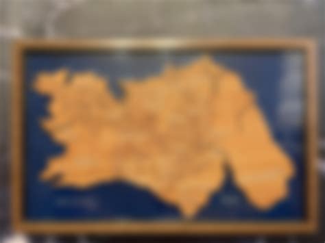 4th Wing Continent Wooden Map Rfourthwing