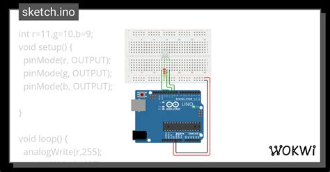 Led De Colores Wokwi Esp32 Stm32 Arduino Simulator