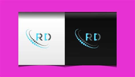 Premium Vector Rd Initial Modern Logo Design Vector Icon Template