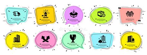 Industrial Icons Set Included Icon As Construction Building