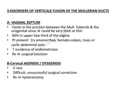 Congenital Malformations Of The Female Genital Tract Ppt