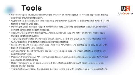 Top Automation Testing Tools For 2025pdf