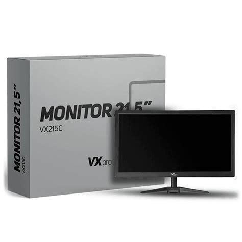 Monitor Led 215 Preto Widescreen Hdmi Vesa