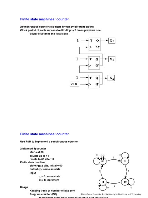 finite state machines counter pdf electronic design areas of