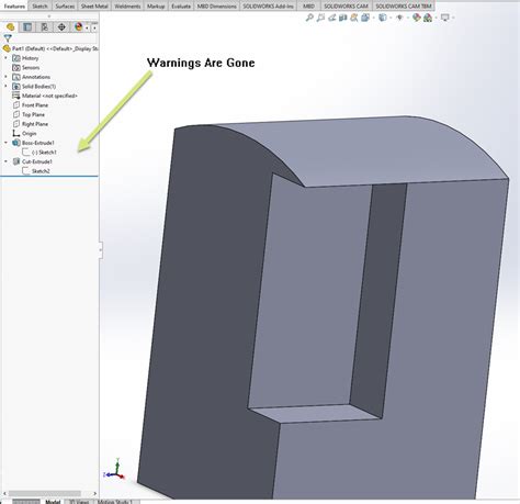 Dangling Relations In Solidworks Sketches Explained Goengineer
