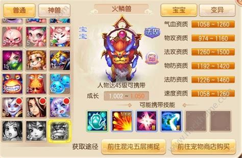梦幻诛仙宝宝图鉴大全梦幻诛仙2图鉴大全梦幻诛仙宠物图鉴大全大山谷图库