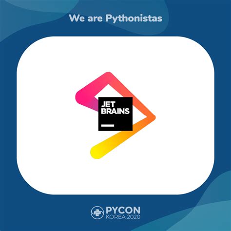 Pycon Korea 파이콘 한국 2020 사파이어 후원사 소개 Jetbrains♦️ 🔗 Facebook