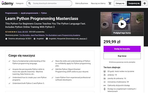 kurs python dla początkujących 5 polecanych na dobry start · testoria