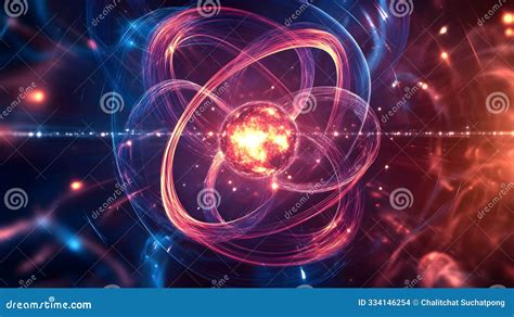 Radiant Isotopic Transformation During Nuclear Fission Reaction Stock