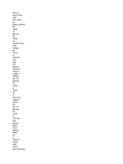 326 Daily Life Report Card Pdf Schools Linguistics