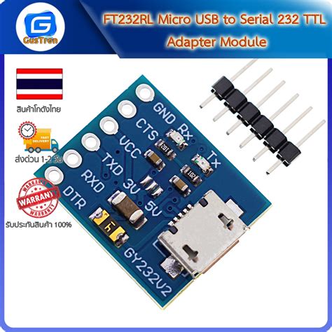 Ft232rl Micro Usb To Serial 232 Ttl Adapter Module Shopee Thailand