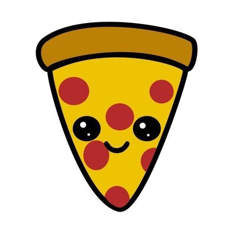 How To Draw Kawaii Pizza
