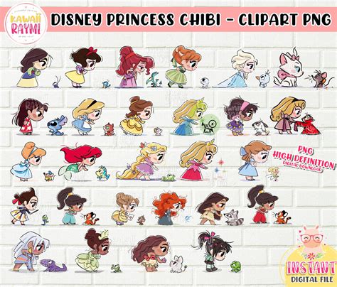 How To Draw Cute Chibi Disney Characters