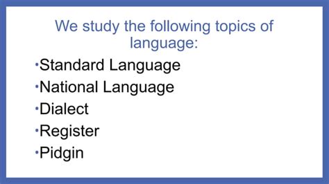 Linguistic Borrowing And Language Contactpptx