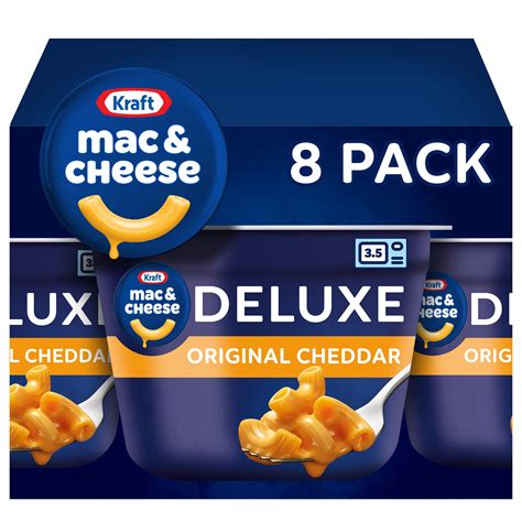 Kraft Deluxe Original Mac N Cheese Macaroni And Cheese Cups Easy