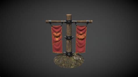 Flag Game Asset 3d Model By Praveenin 8d45301 Sketchfab