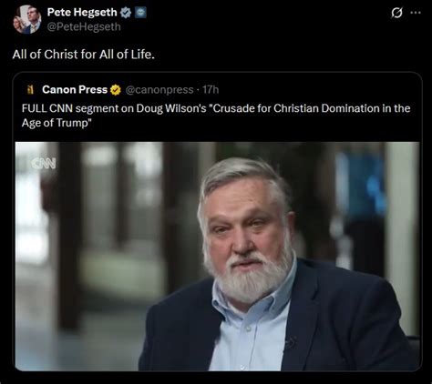 Hegseth Promotes Pastor Who Wants To Criminalize Gay Sex End Voting By