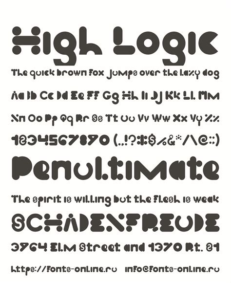High Logic Font