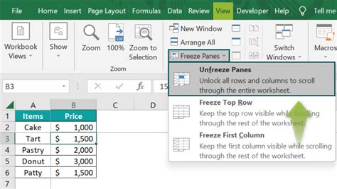Freeze Columns In Excel Examples Unfreeze How To Use