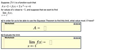 Solved Suppose F X Is A Function Such That Ax Chegg Com