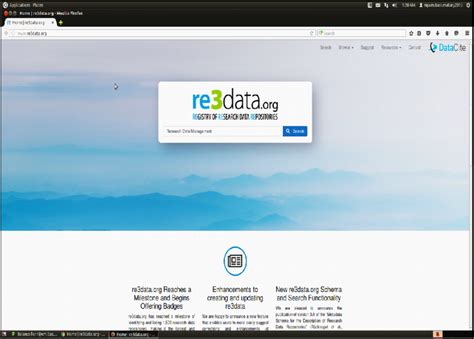official homepage of re3data download scientific diagram