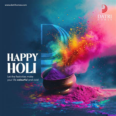 Datri Homes On Linkedin Happyholi Holi2024 Happyholi2024 Colors Holifestival2024 Datri…