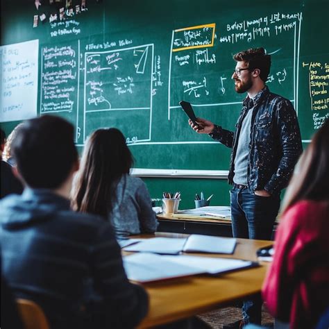 Implementing Innovative Teaching Methods In Higher Education Premium Ai Generated Image