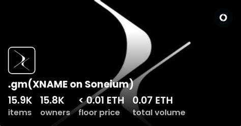 Gmxname On Soneium Collection Opensea