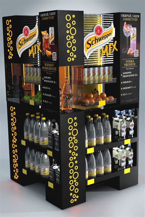 Schweppes E3 1pallet Rack Drink Display Pop Display Point Of Sale Display