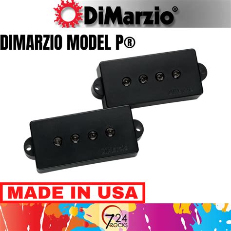 Dimarzio Pickup - DiMarzio Model P Bass Hum Canceling - DiMarzio DP122 ...